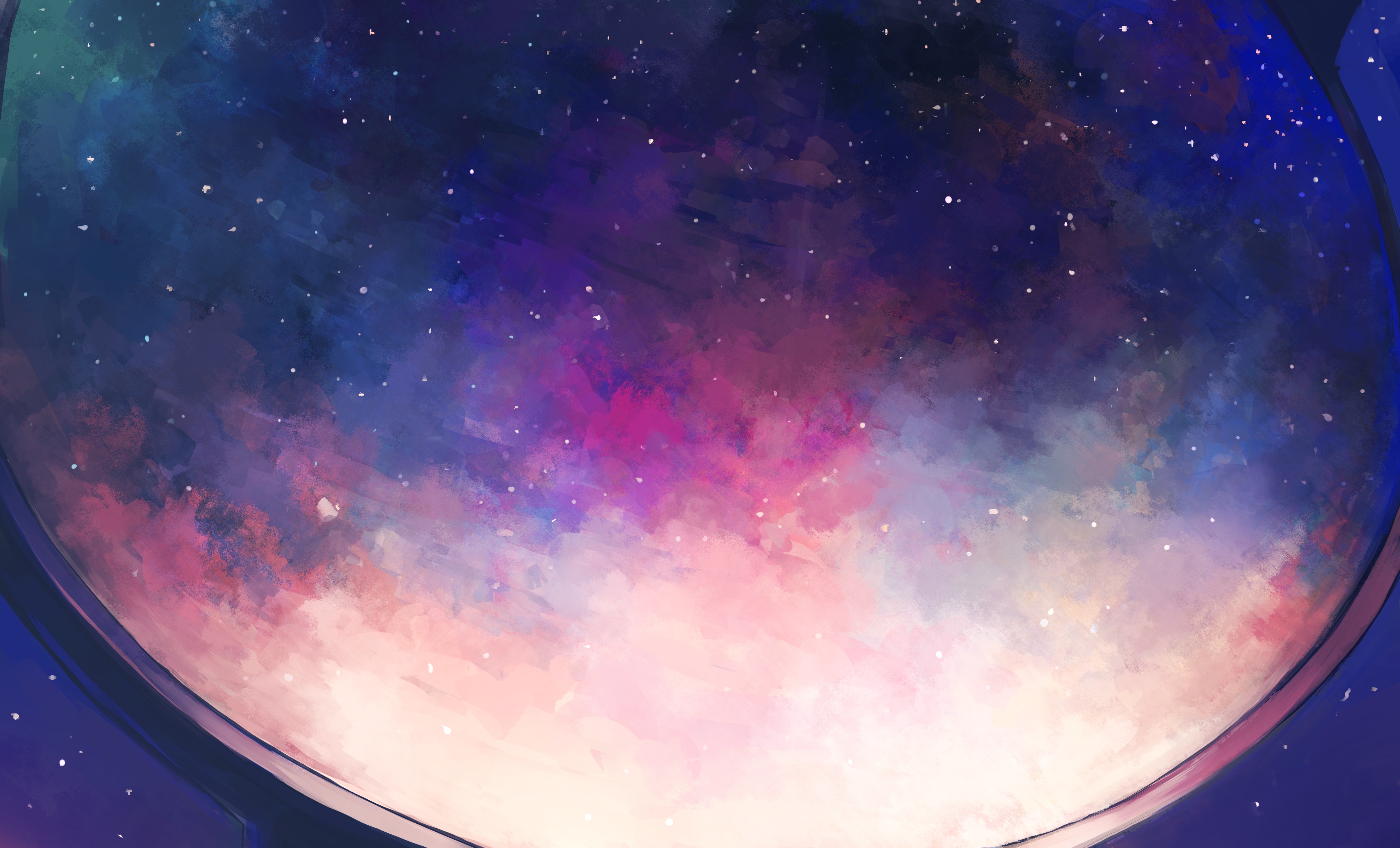 Download Starry Sky Anime Sky Sky Anime HD Wallpaper by Axle