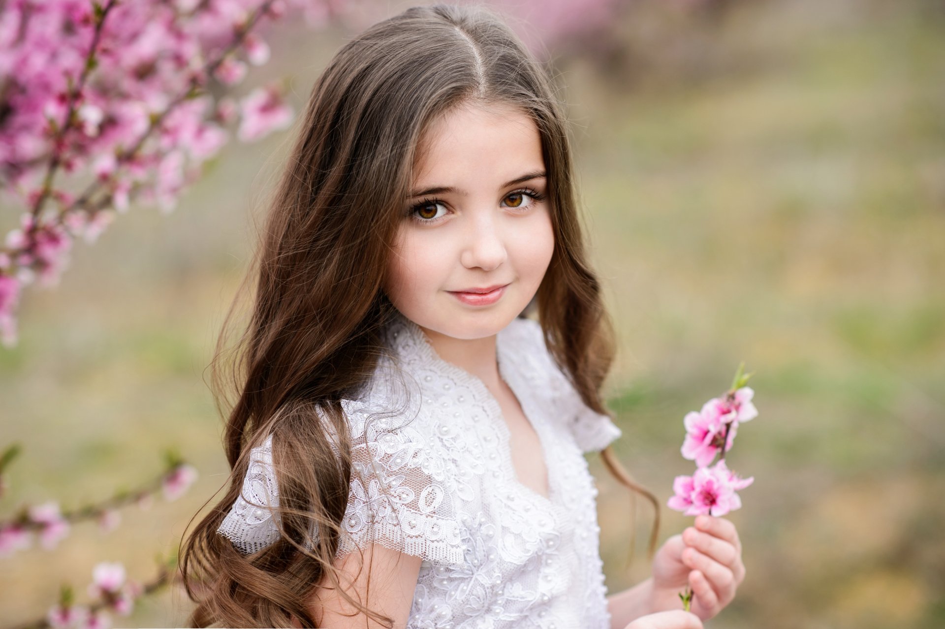 Download Brown Eyes Brunette Little Girl Photography Child 4k Ultra HD ...