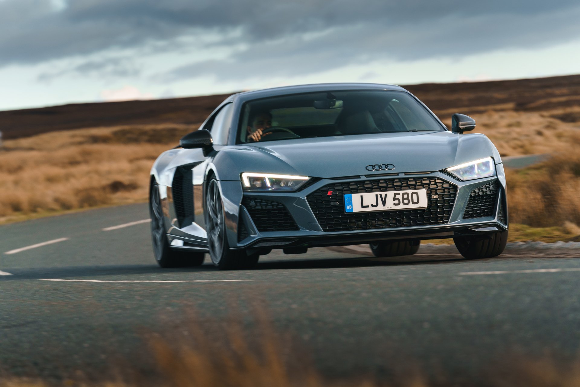 Download Supercar Car Audi Audi R8 Vehicle Audi R8 V10 HD Wallpaper