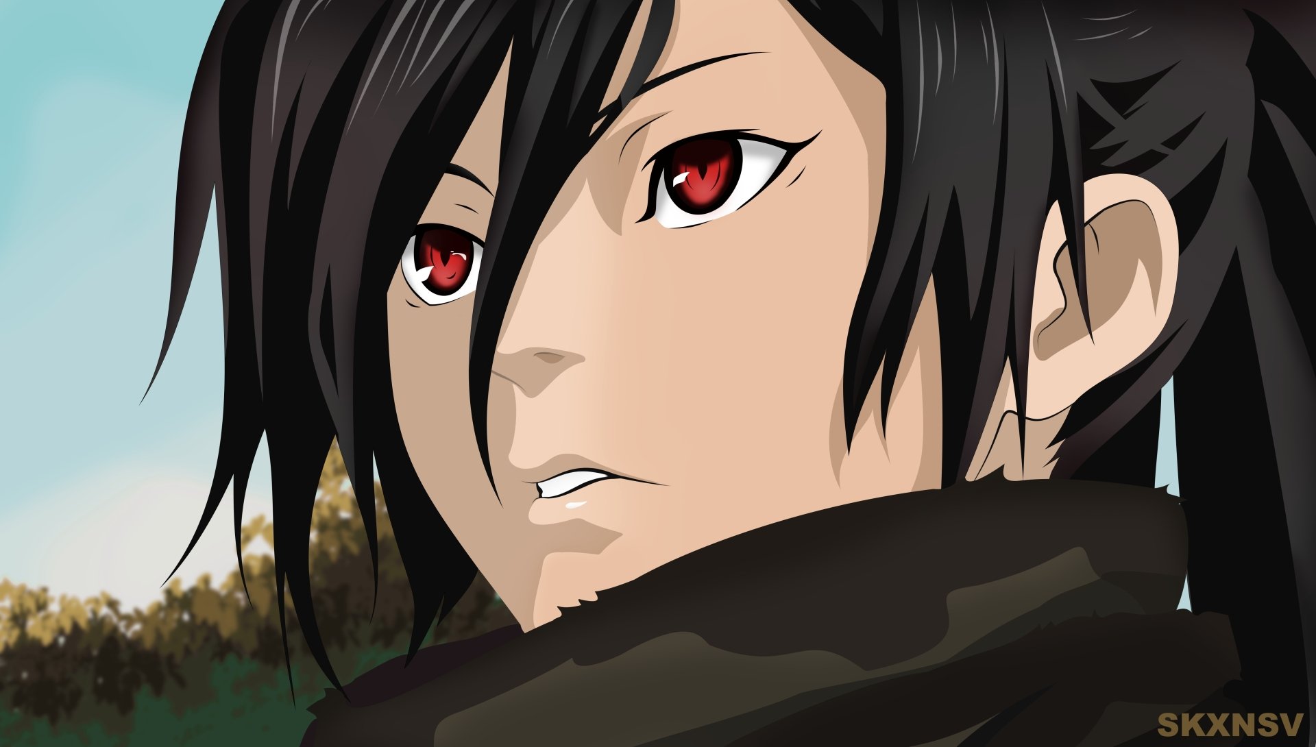 Download Black Hair Red Eyes Hyakkimaru (Dororo) Anime Dororo 4k Ultra ...