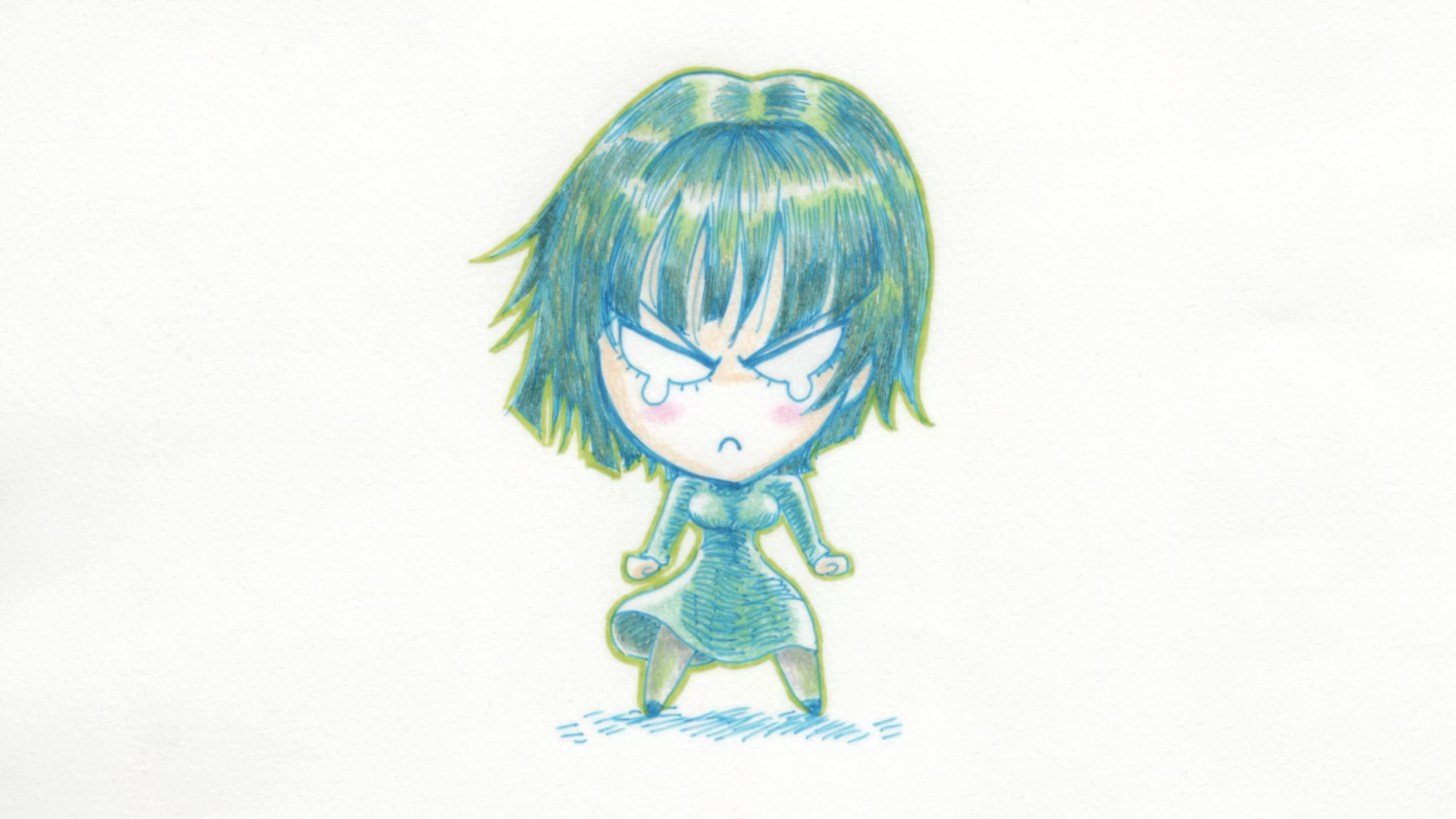Chibi Fubuki — One-Punch Man S2 HD Wallpaper