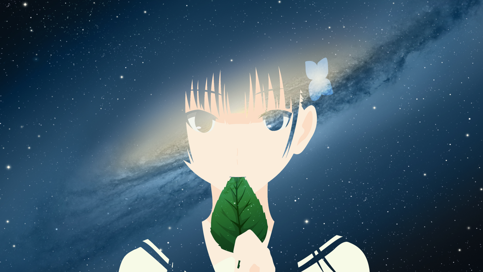 Rea Sanka: Starry Space — Sankarea 2K Quad HD Wallpaper by Neko-Hime