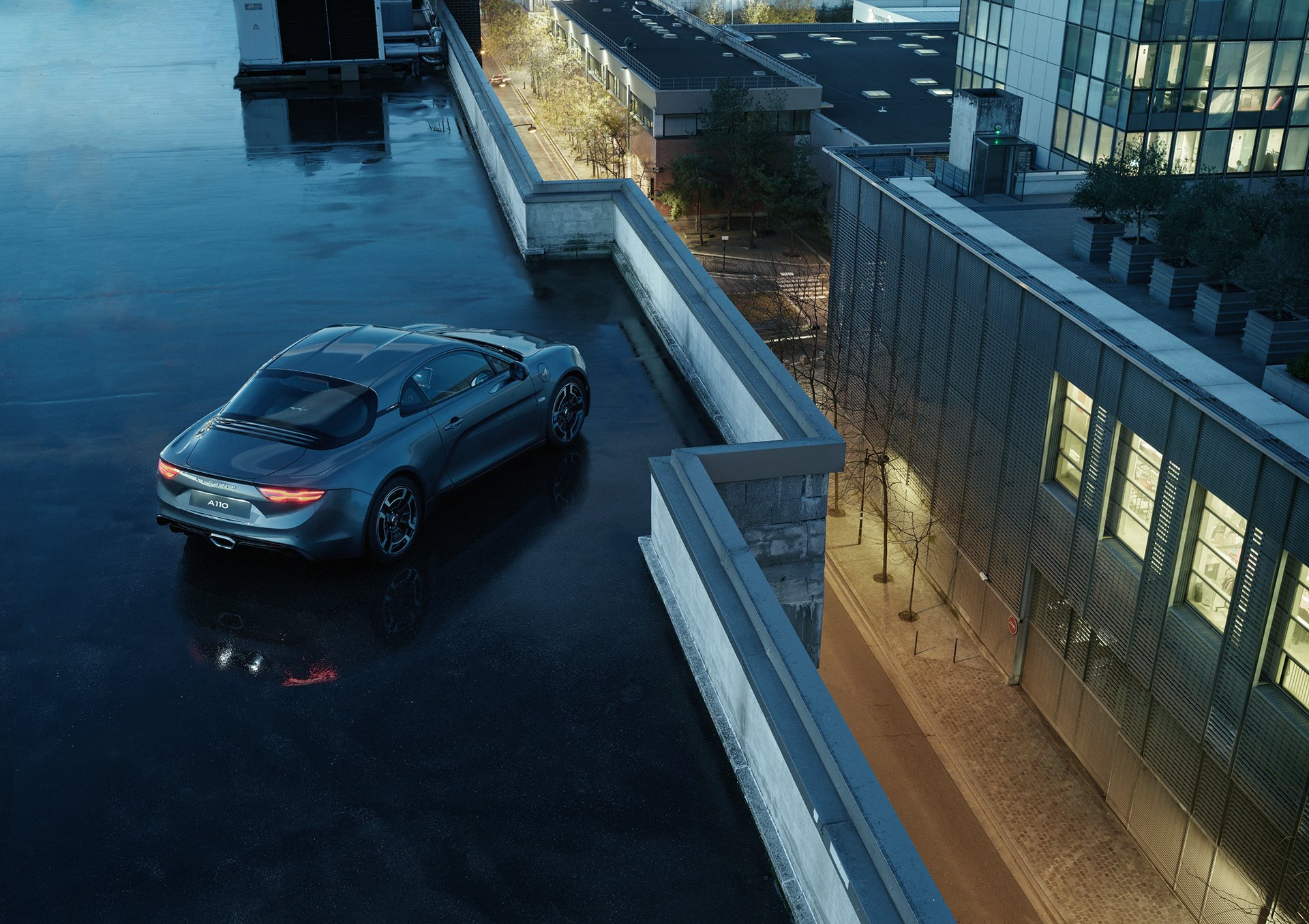 Sleek Silver Alpine A110 - Stunning HD Car Wallpaper by Sébastien Staub