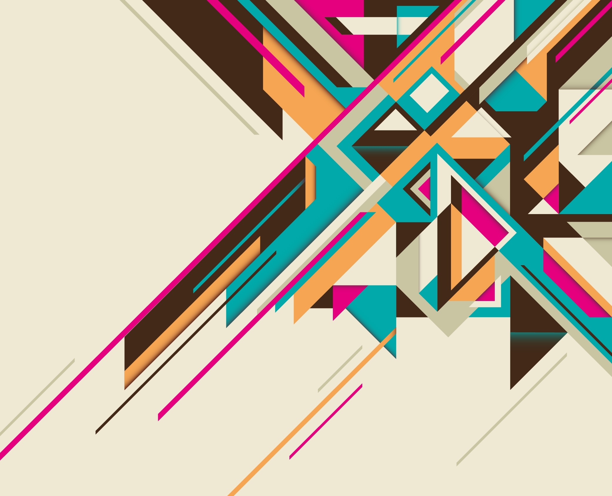 Download Geometry Shapes Abstract Colors HD Wallpaper