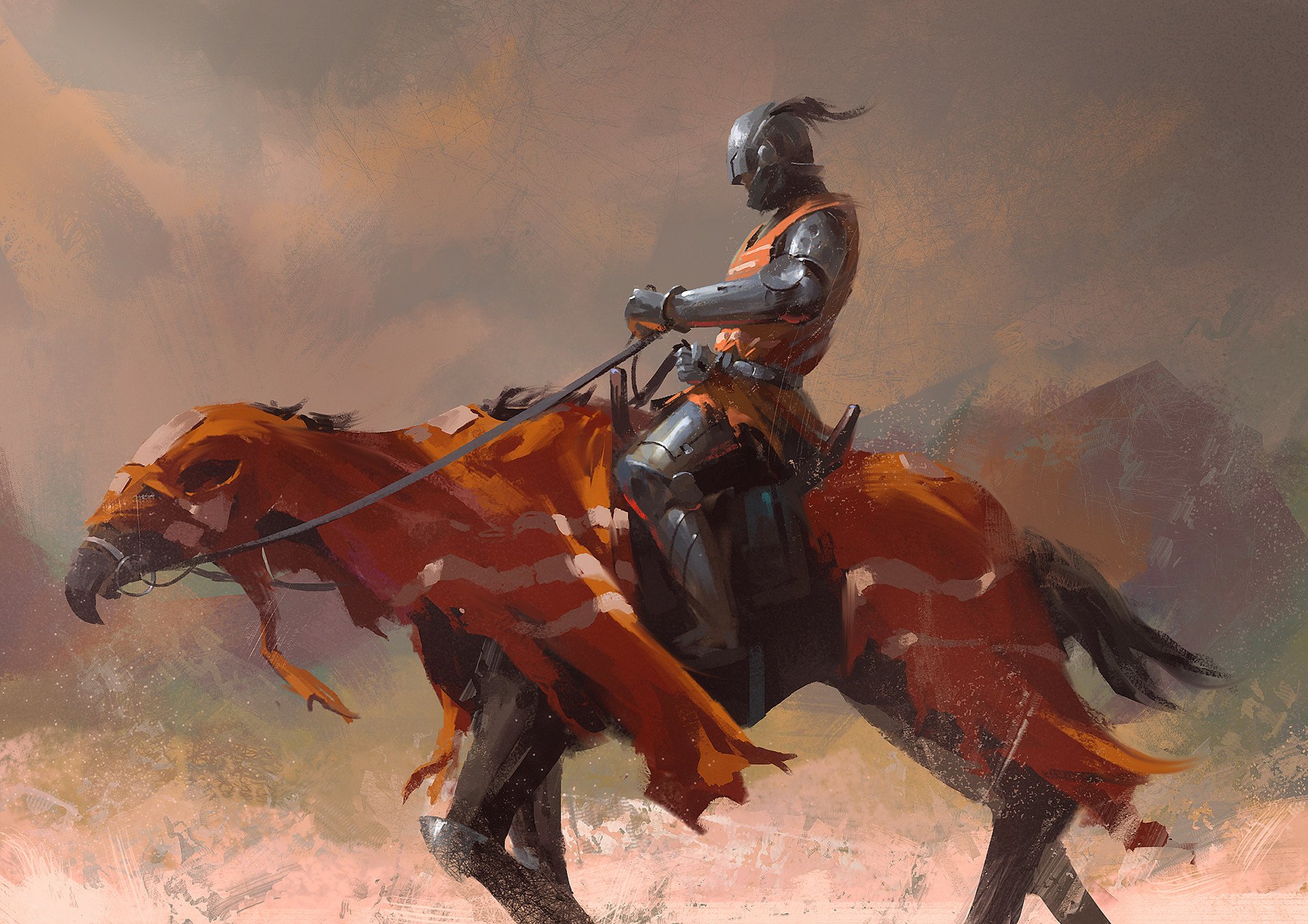 Download Fantasy Knight HD Wallpaper by kevin hou | 1920x1357 ...