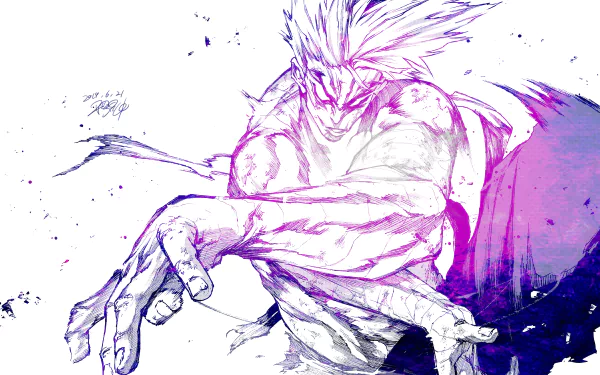 One-Punch Man Epic Duel: Saitama vs Garou in 8K Ultra HD by One, Yusuke ...