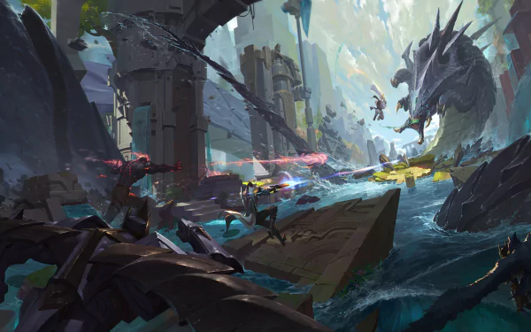 Lucian Unleashed: 4K Ultra HD League of Legends Wallpaper