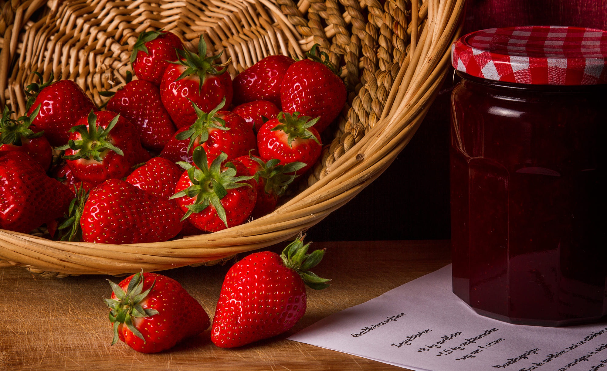 Download Still Life Fruit Jam Berry Food Strawberry HD Wallpaper