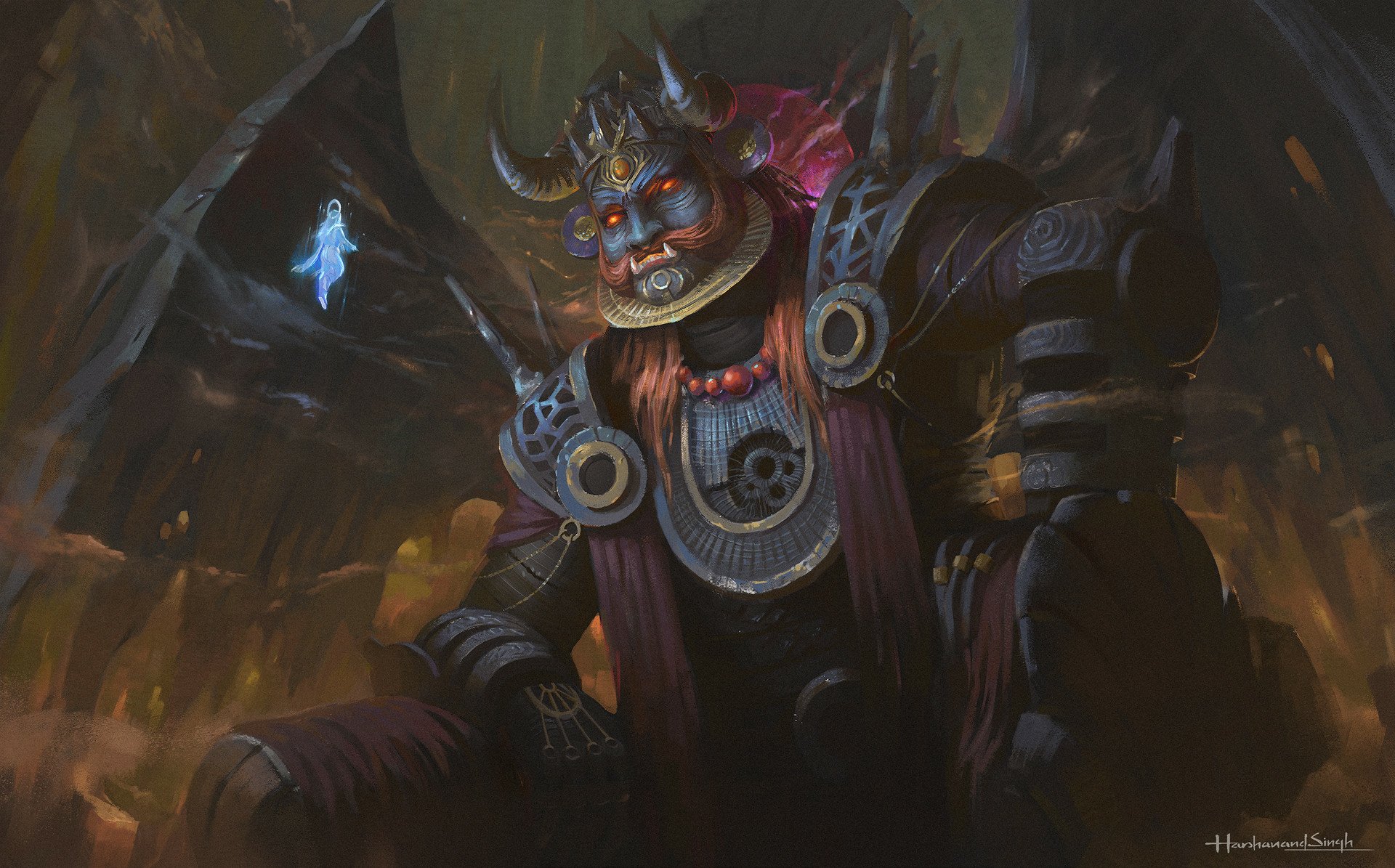 Download Mythology Fantasy Giant HD Wallpaper by Harshanand Singh ...