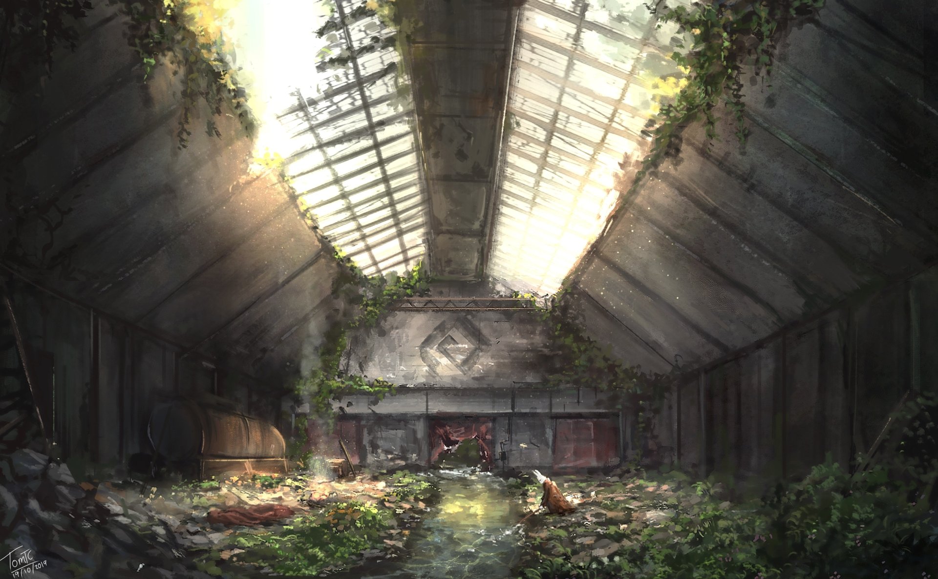 Download Post Apocalyptic Fantasy Animal Fantasy Animal HD Wallpaper by ...