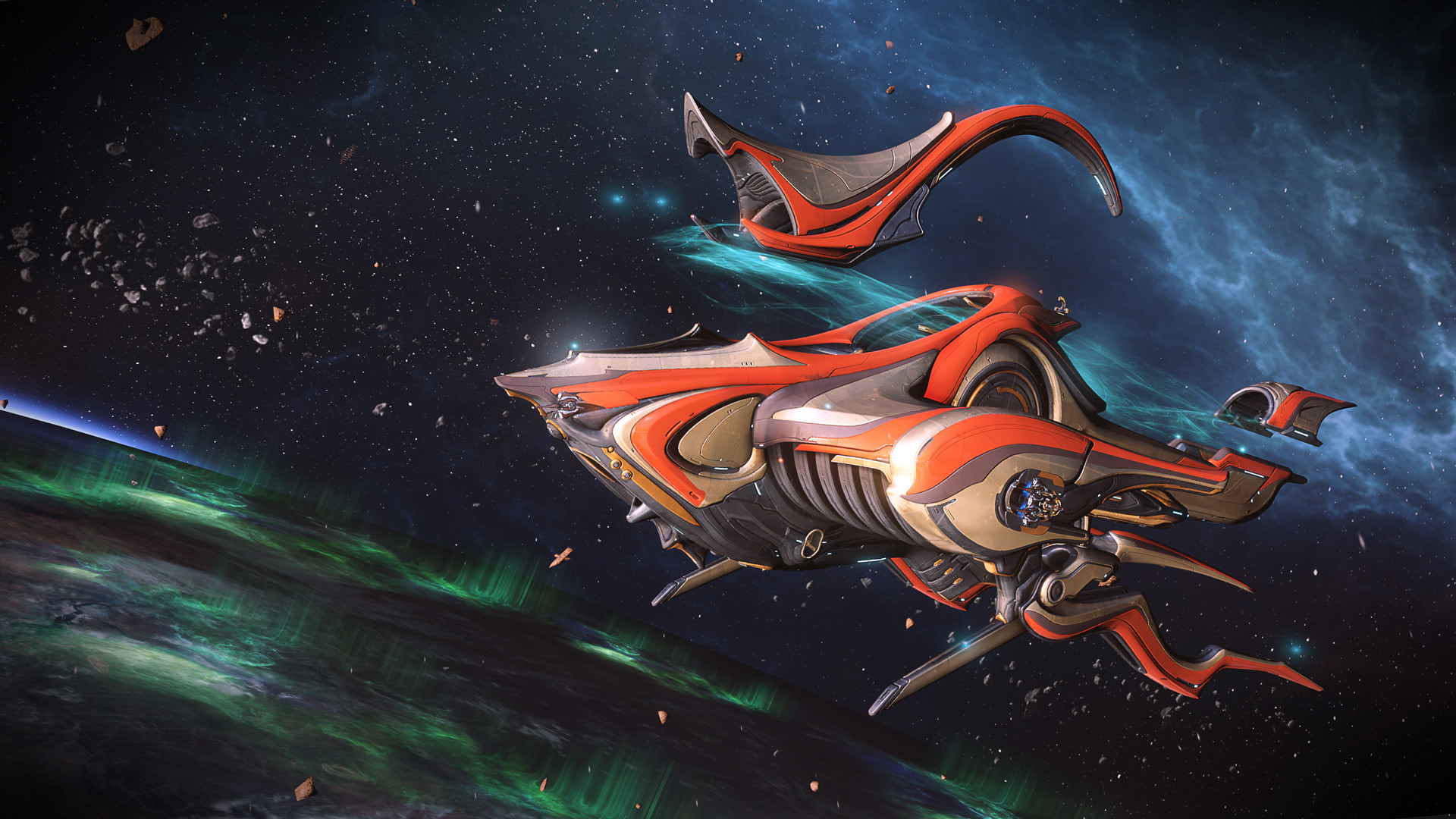 Download Spaceship Video Game Warframe HD Wallpaper