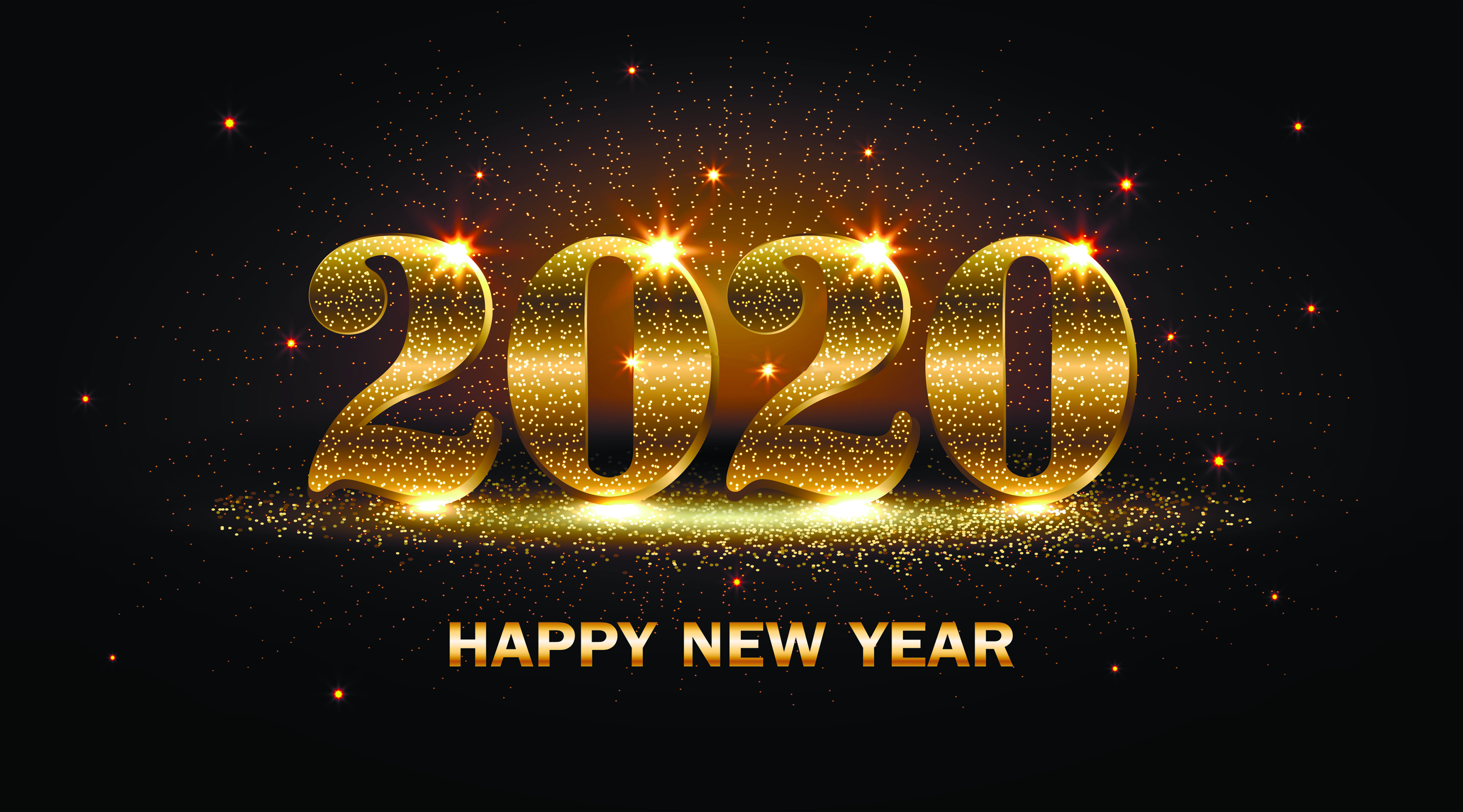 Download Happy New Year New Year Holiday New Year 2020 HD Wallpaper