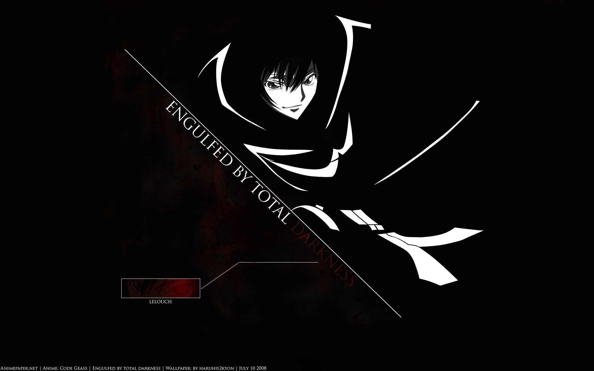 Lelouch Lamperouge HD Wallpaper: Code Geass Shadows Unleashed
