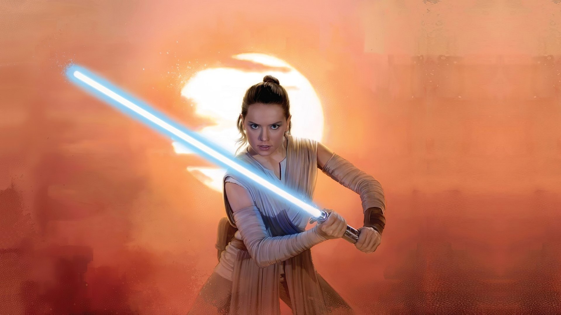 Rey’s Radiant Lightsaber Battle – Star Wars: The Rise of Skywalker 4K ...