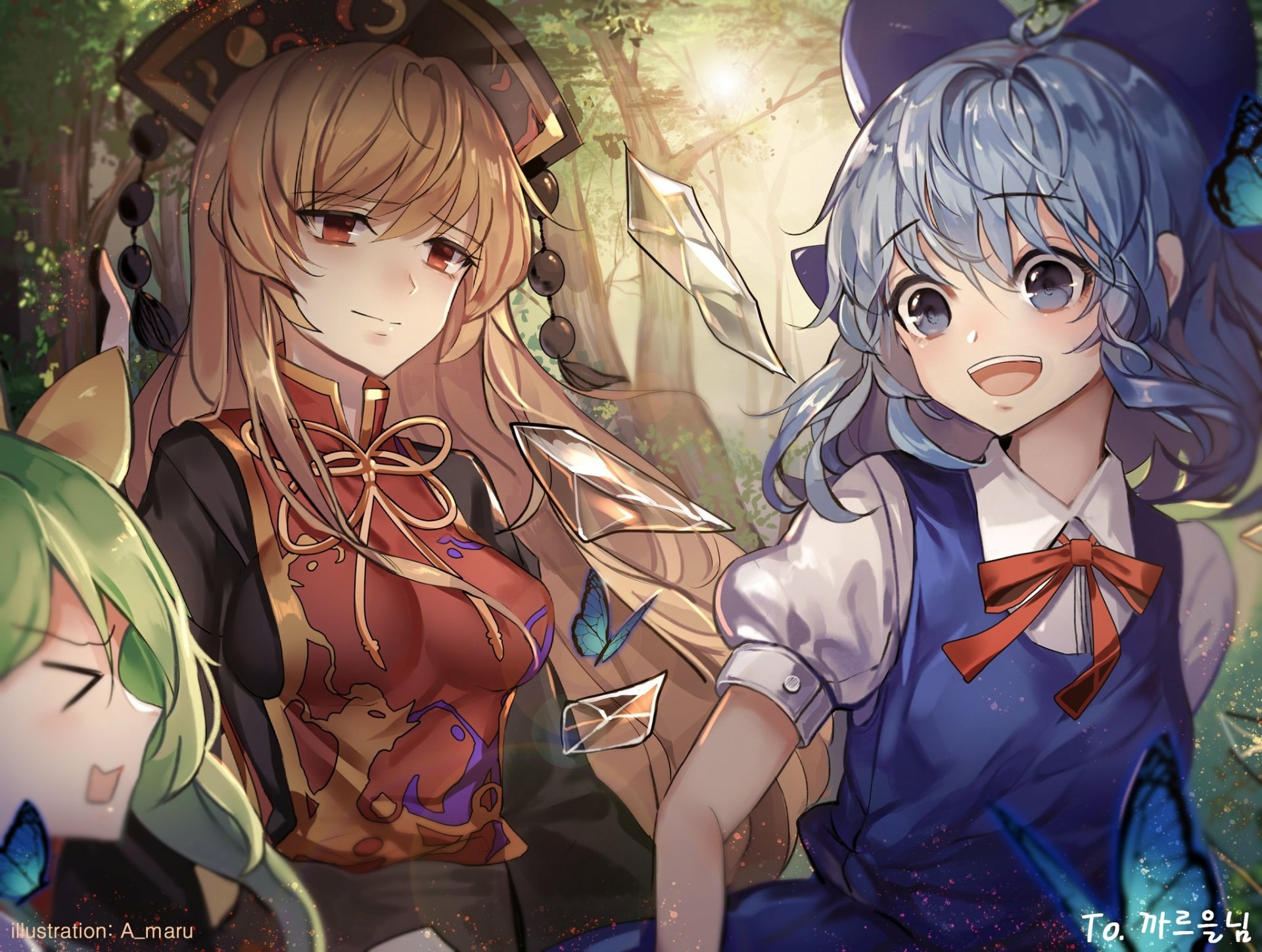 Download Daiyousei (Touhou) Cirno (Touhou) Junko (Touhou) Anime Touhou ...