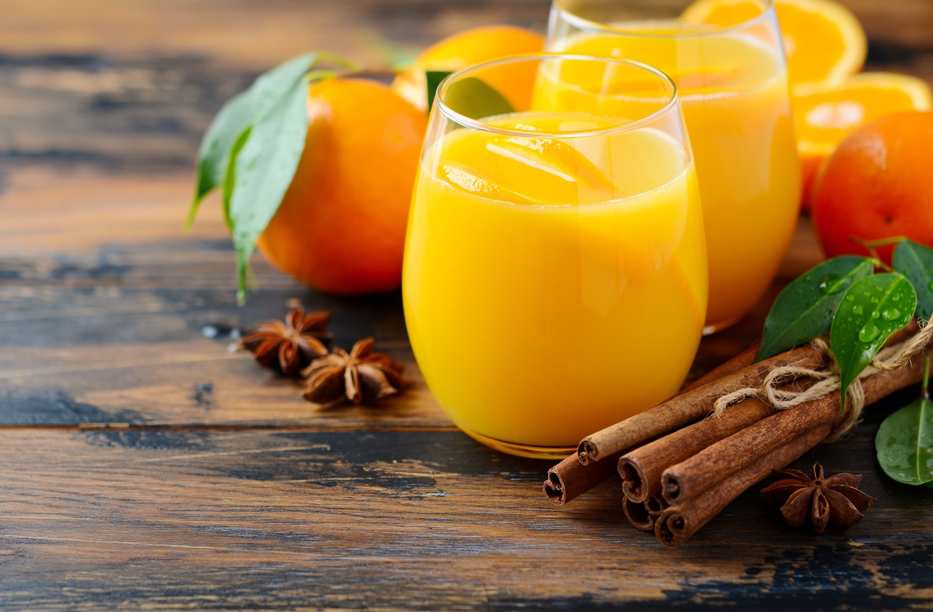 Download Cinnamon Fruit Orange (Fruit) Food Juice 4k Ultra HD Wallpaper ...