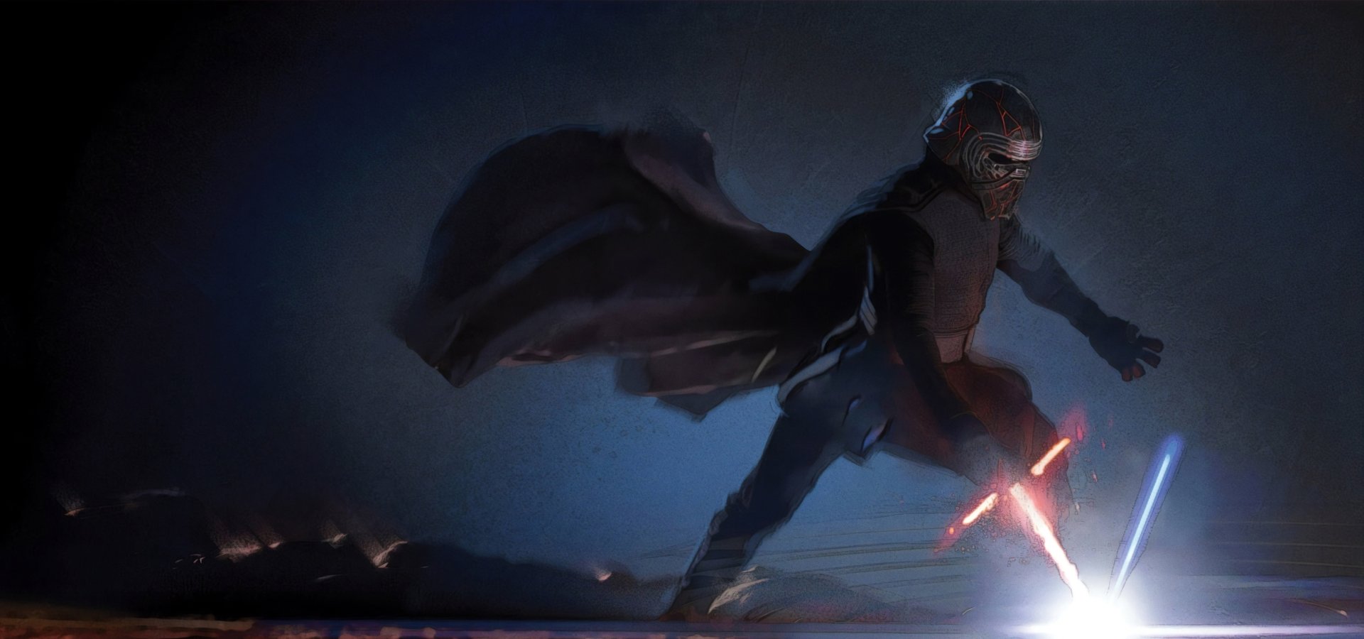 Download Lightsaber Kylo Ren Star Wars Movie Star Wars: The Rise Of Skywalker 4k Ultra HD Wallpaper