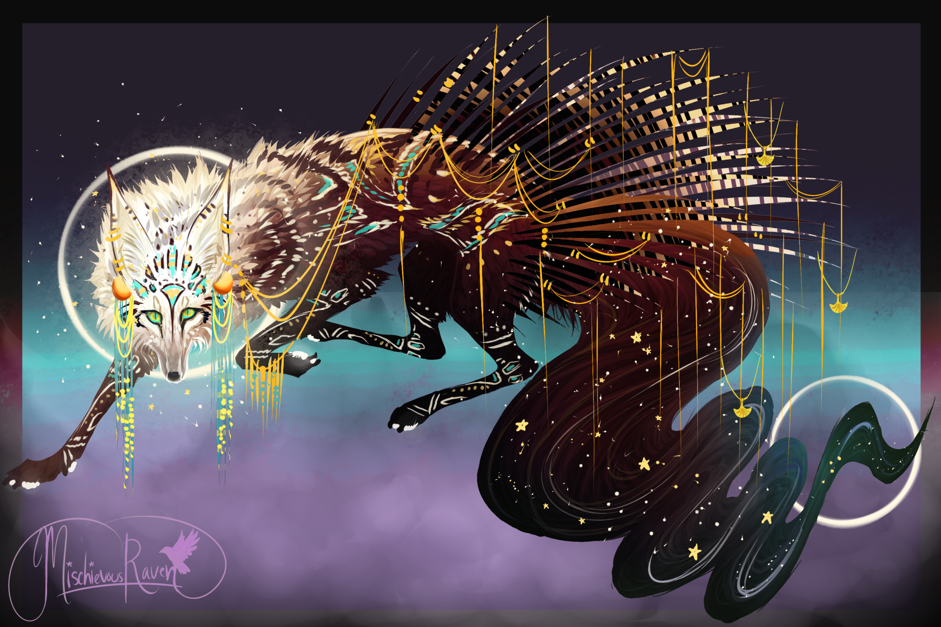 Enchanted Celestial Beast: HD Fantasy Creature Wallpaper by ...