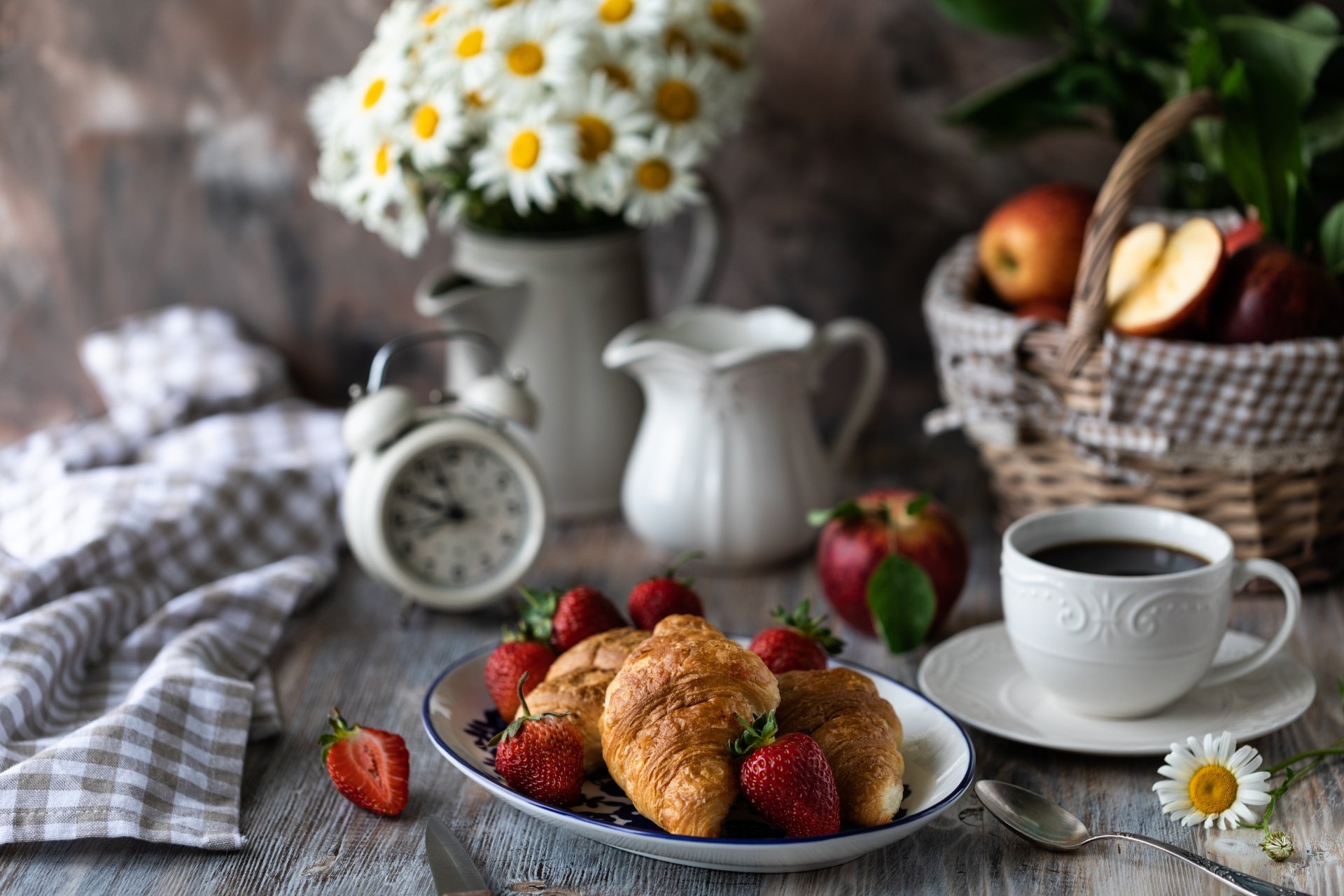 Download Viennoiserie Fruit Croissant Strawberry Coffee Berry Food ...