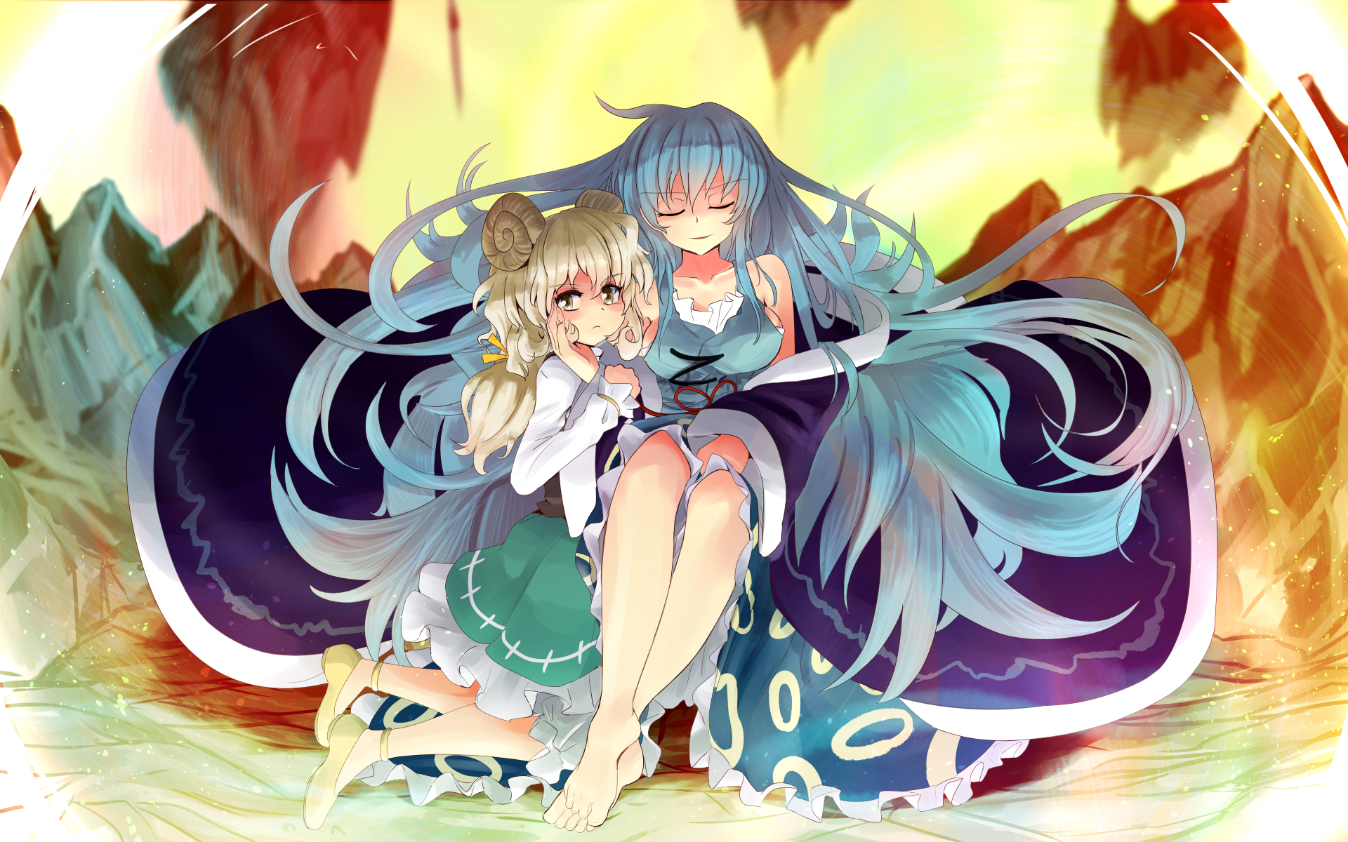 Download Muwatari Makura Meeko (Touhou) Anime Touhou HD Wallpaper by 淡水シラス