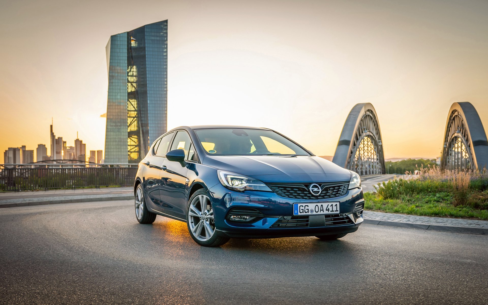 Download Compact Car Opel Car Vehicle Opel Astra HD Wallpaper
