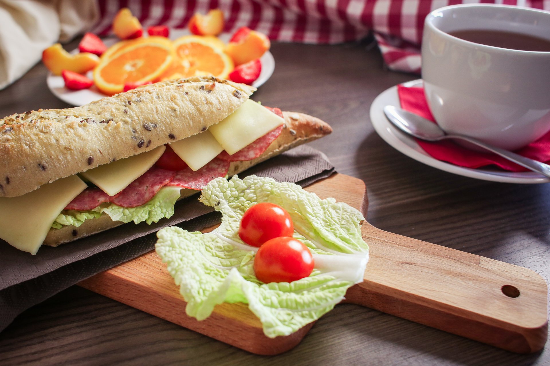 Download Tomato Still Life Bread Food Sandwich 4k Ultra HD Wallpaper ...