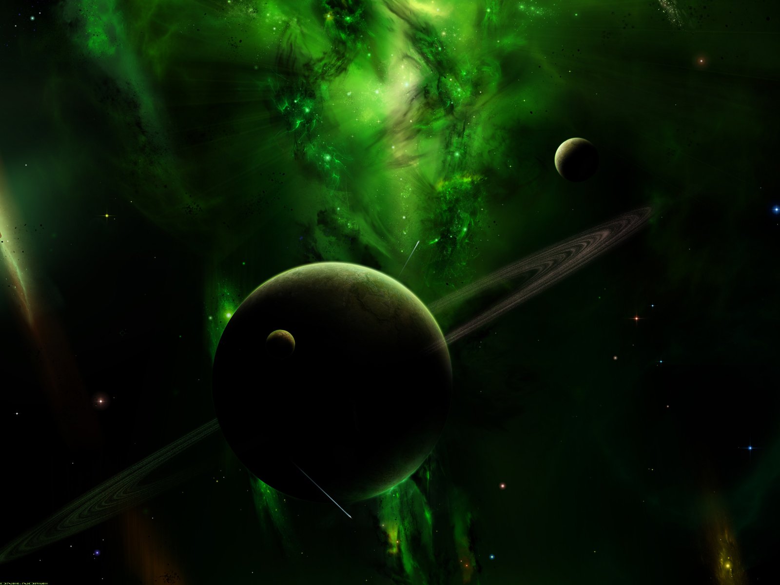 Download Sci Fi Planetary Ring Wallpaper