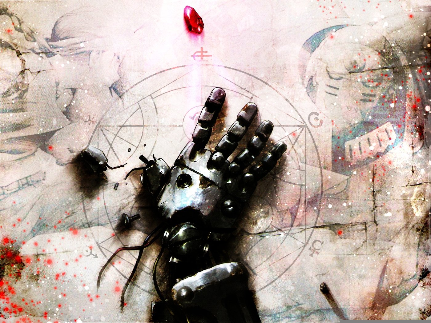 Fullmetal Alchemist HD Wallpaper: A Touch of Alchemy