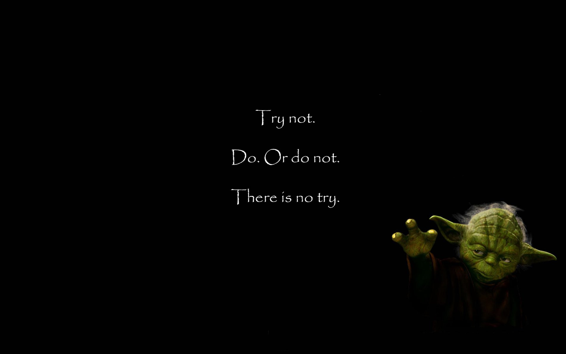 Yoda’s Legendary Quote: Try Not, Do Or Do Not – Star Wars HD Wallpaper