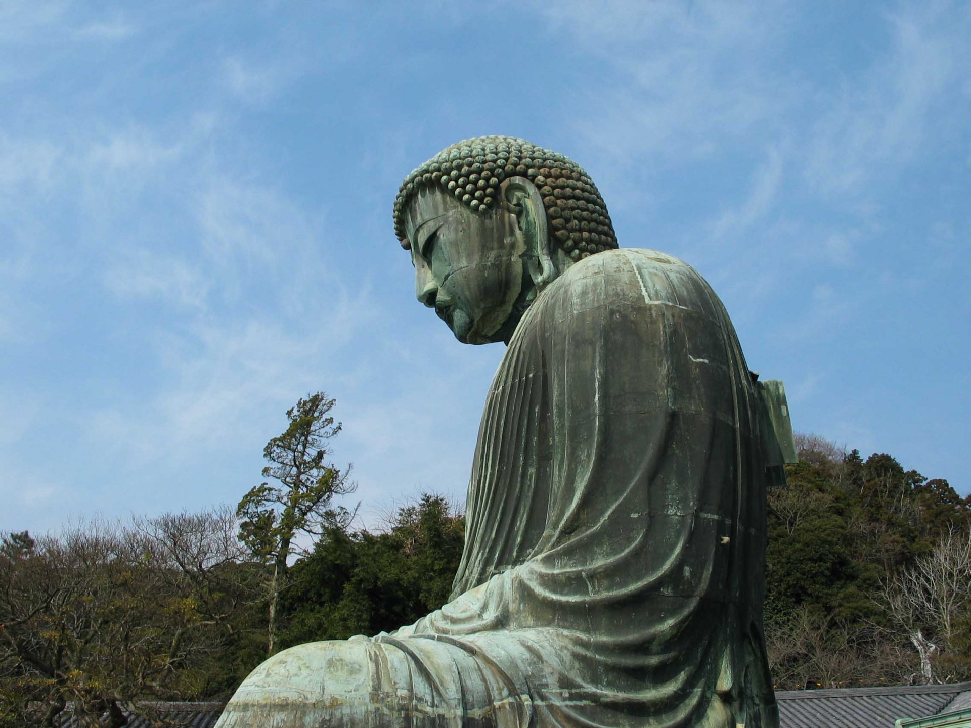 Serene Buddha Statue HD Wallpaper – A Spiritual Masterpiece