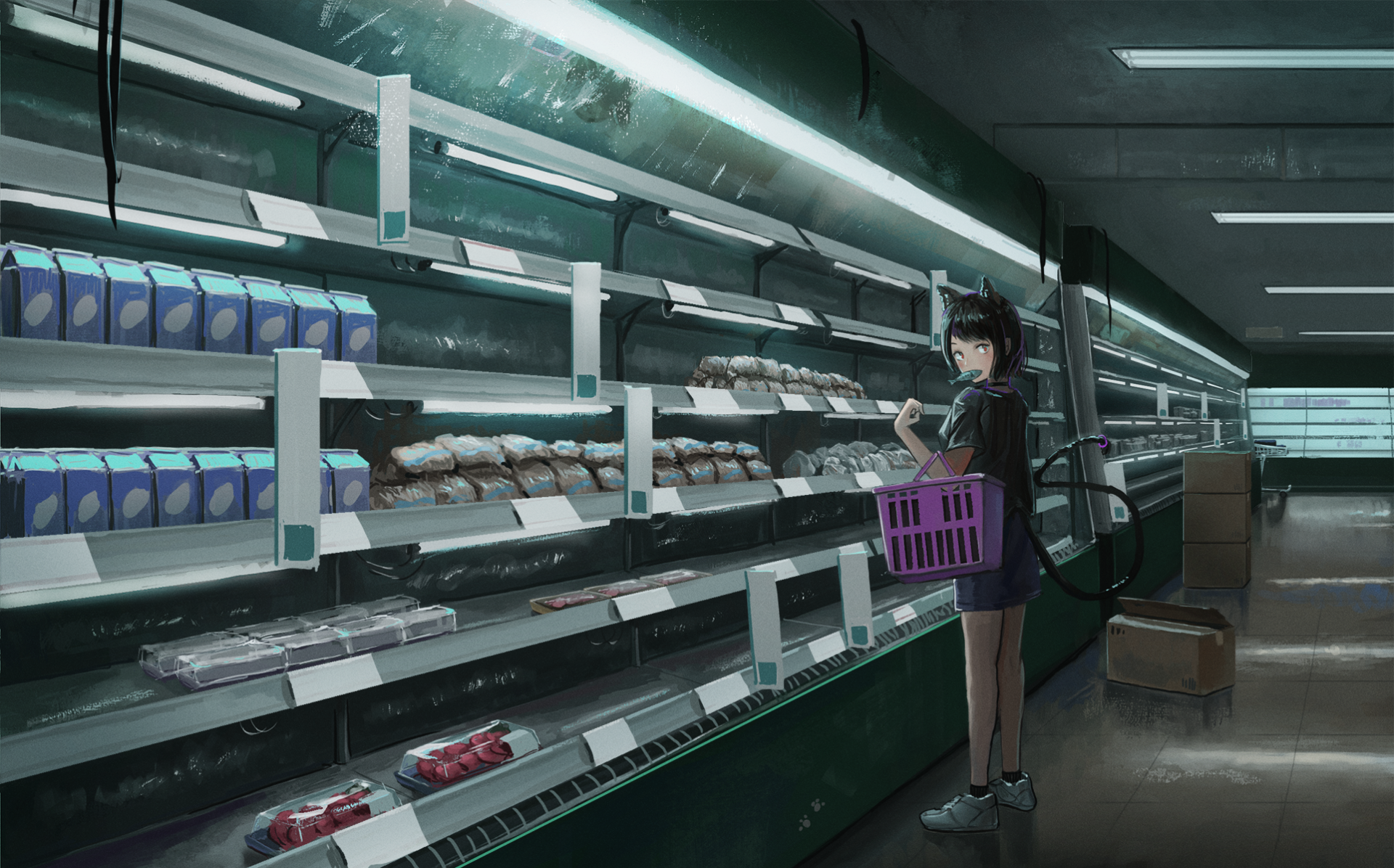 Download Anime Shop HD Wallpaper by Fjsmu