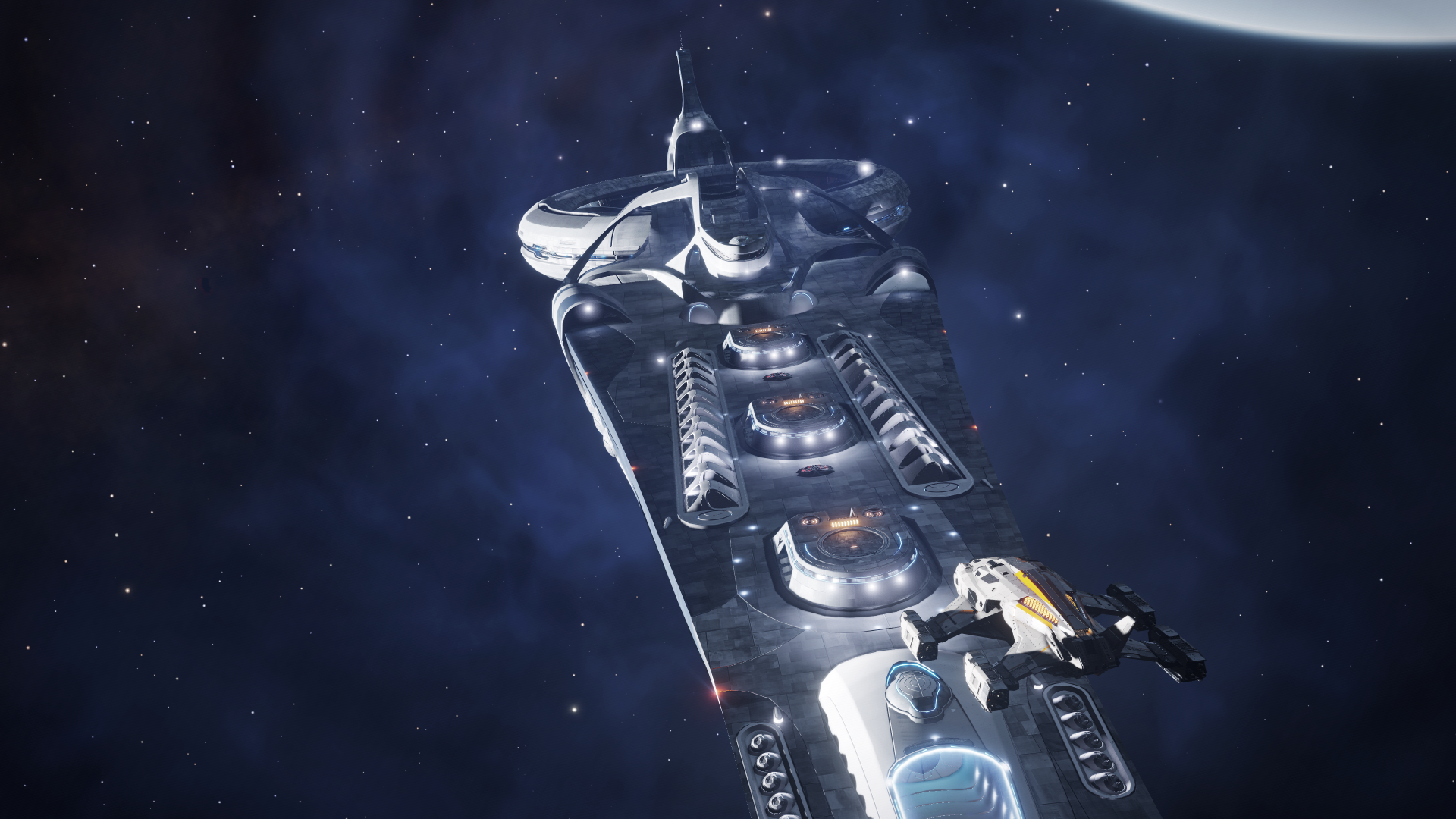 Capital Ship by Garudaraja | 1920x1080 | Wallpaper Abyss