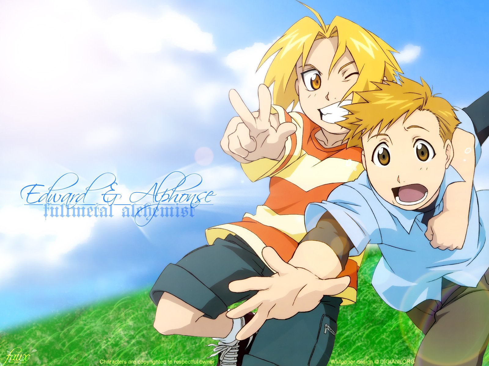 Edward & Alphonse — Fullmetal Alchemist HD Anime Wallpaper | 1600x1200 ...