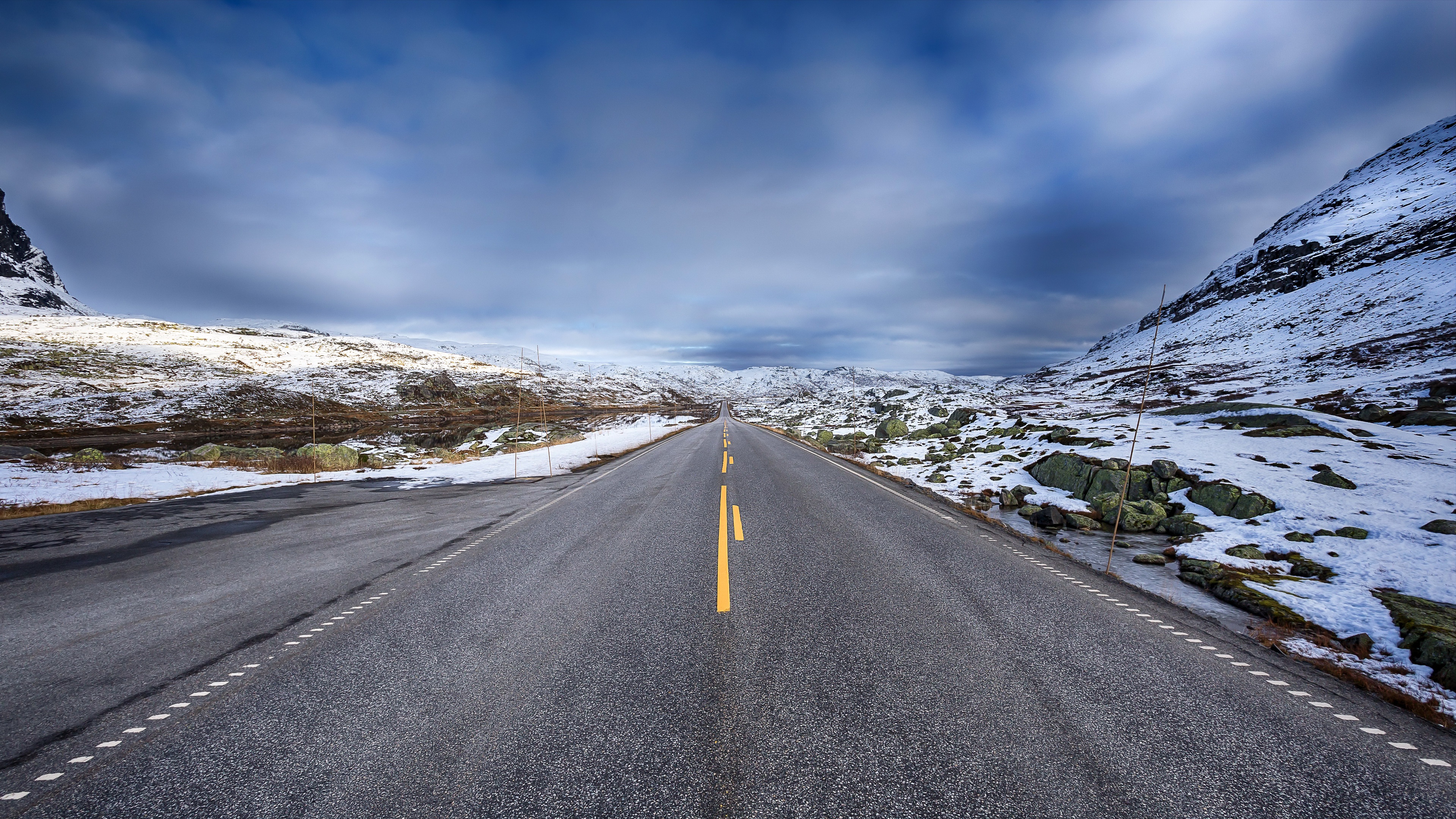 Download Man Made Road 4k Ultra HD Wallpaper