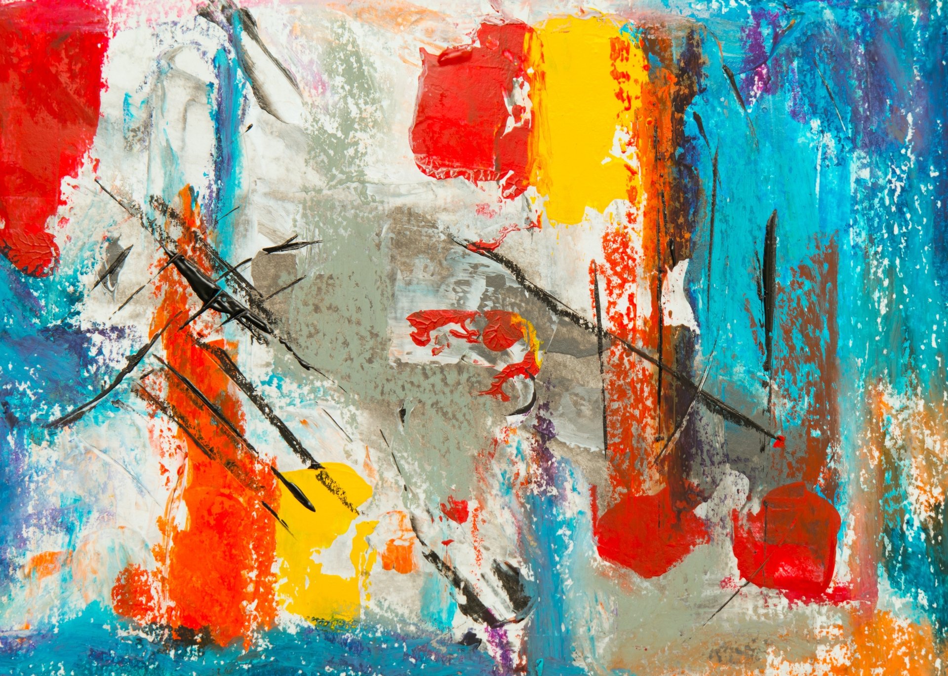 Abstract Paint Symphony — 4K Ultra HD Wallpaper | 4678x3339 | Wallpaper ...