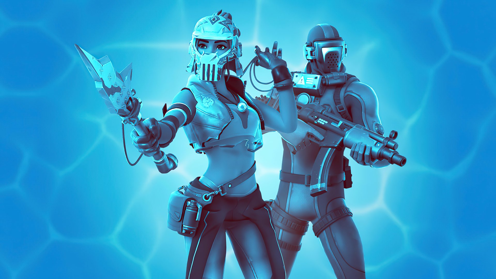 Fortnite Frost Duo — 4K Ultra HD Wallpaper | 3840x2160 | Wallpaper Abyss