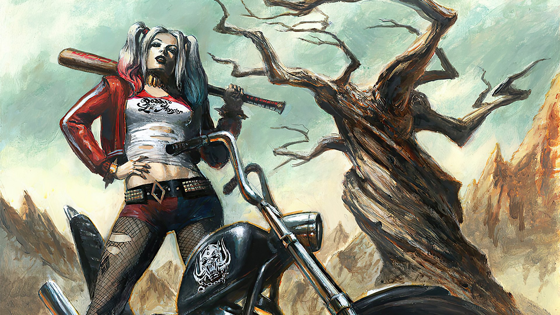 Download DC Comics Comic Harley Quinn 4k Ultra HD Wallpaper by ...
