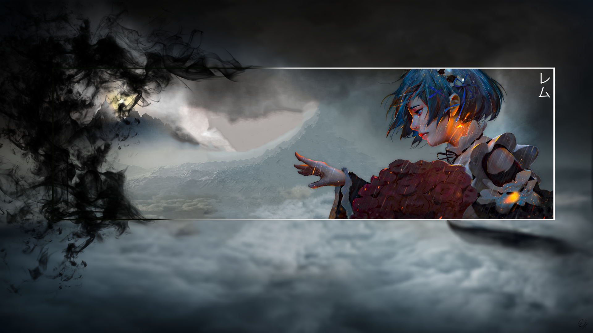 Rem: Enigmatic Embrace - HD Wallpaper by Autosave