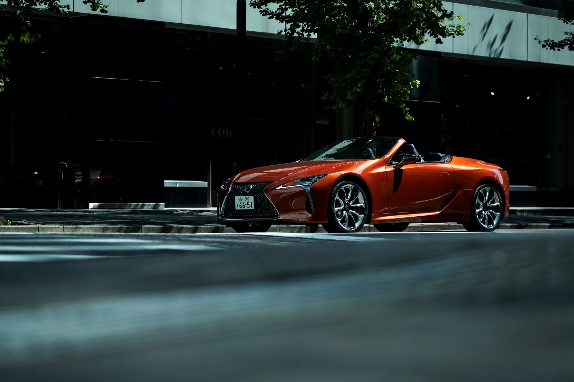 Download Cabriolet Orange Car Car Lexus Vehicle Lexus LC 500 4k Ultra ...