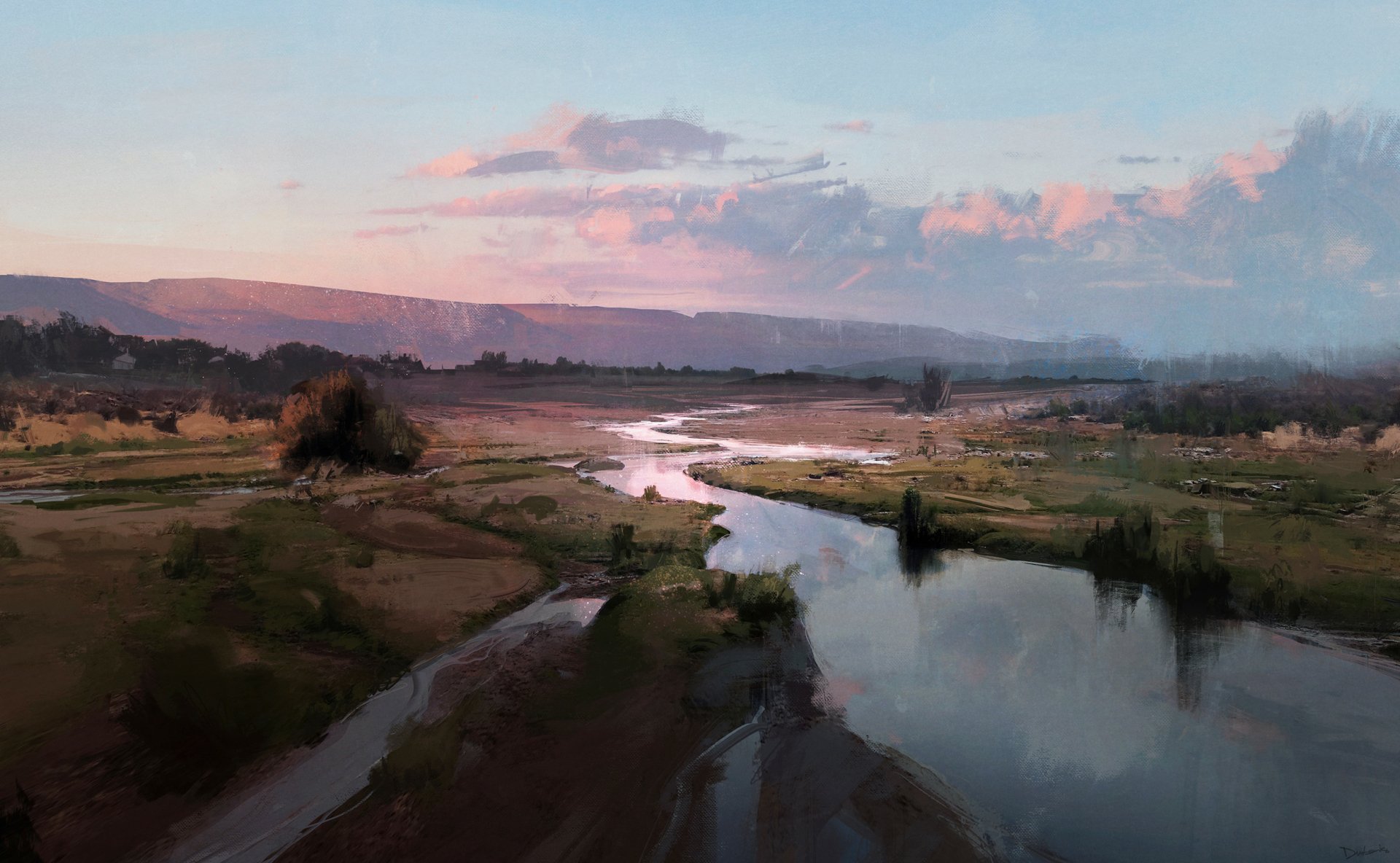 Artistic Landscape HD Wallpaper by Thomas Dubois