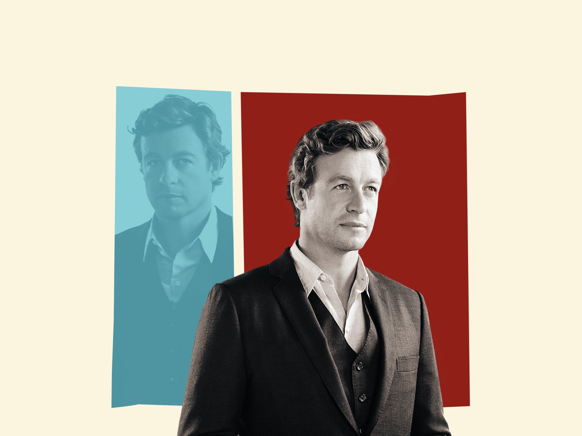 Download Simon Baker Patrick Jane TV Show The Mentalist HD Wallpaper
