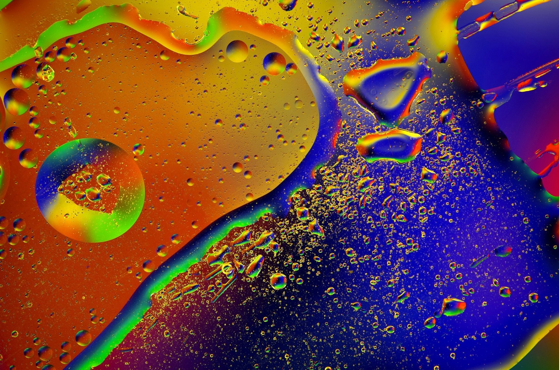 Download Water Drop Glass Photography Colors HD Wallpaper