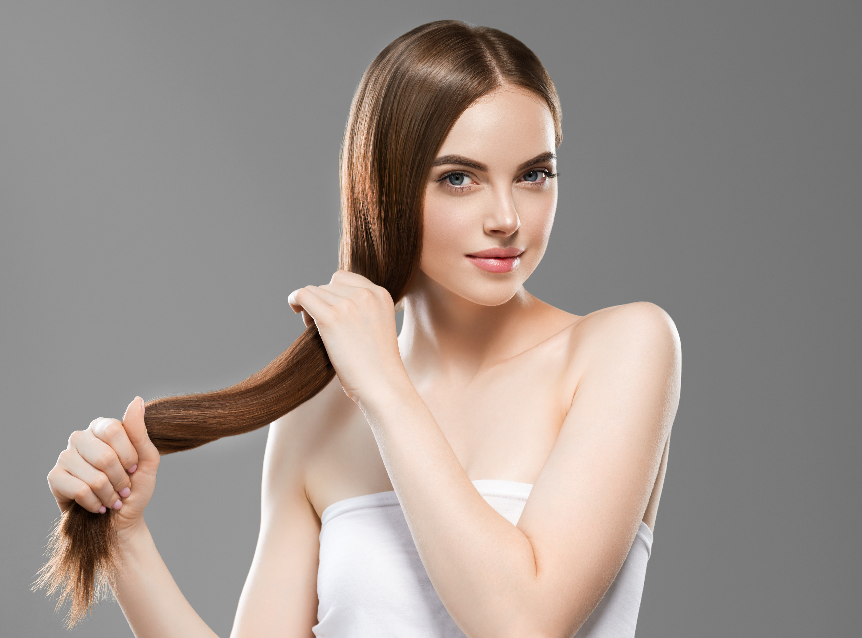 Download Hand Hair Face Woman Model HD Wallpaper by Irina Ryabushkina