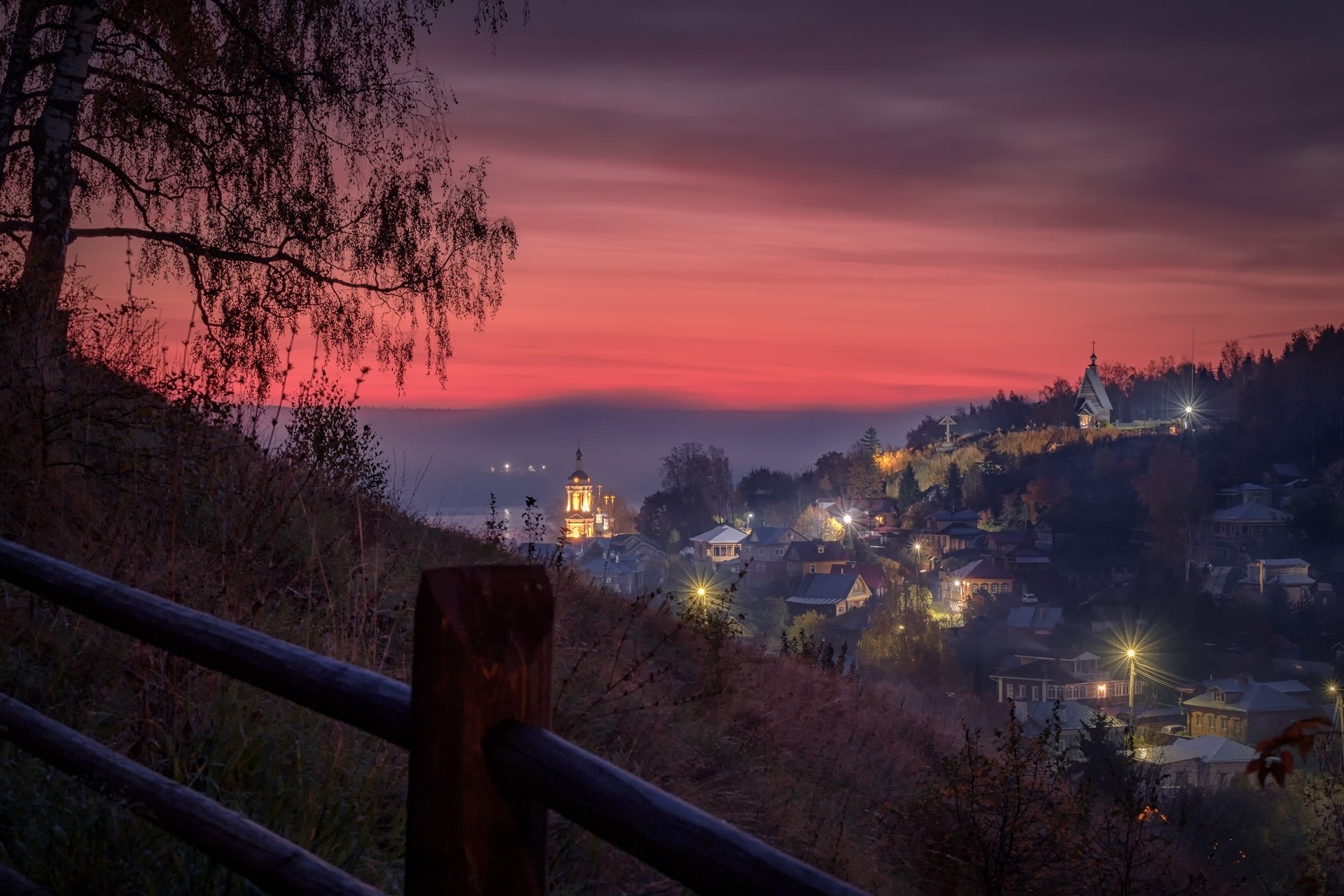 Download Building Fence Light City Man Made Town HD Wallpaper by Andrey ...
