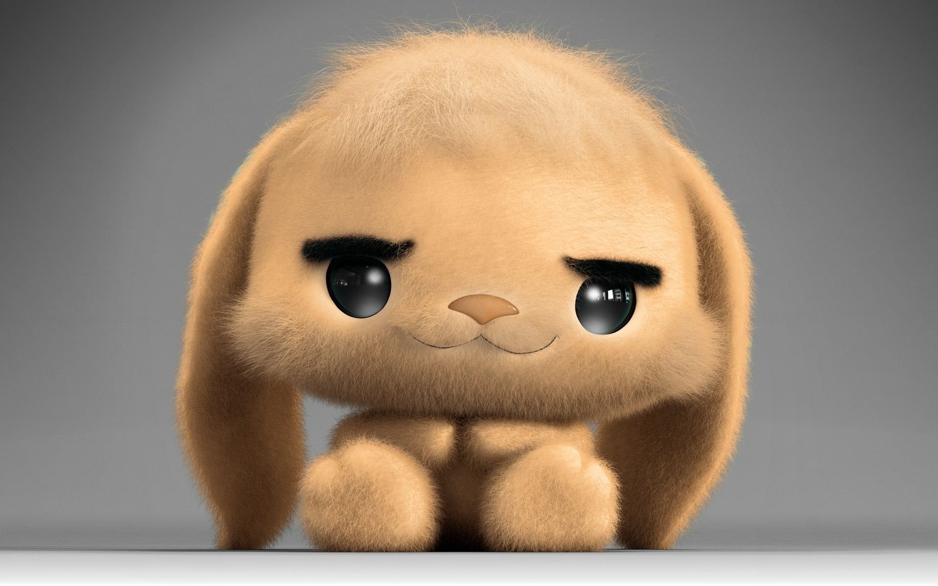 HD Plush Bunny: The Charming Man-Made Rabbit Toy