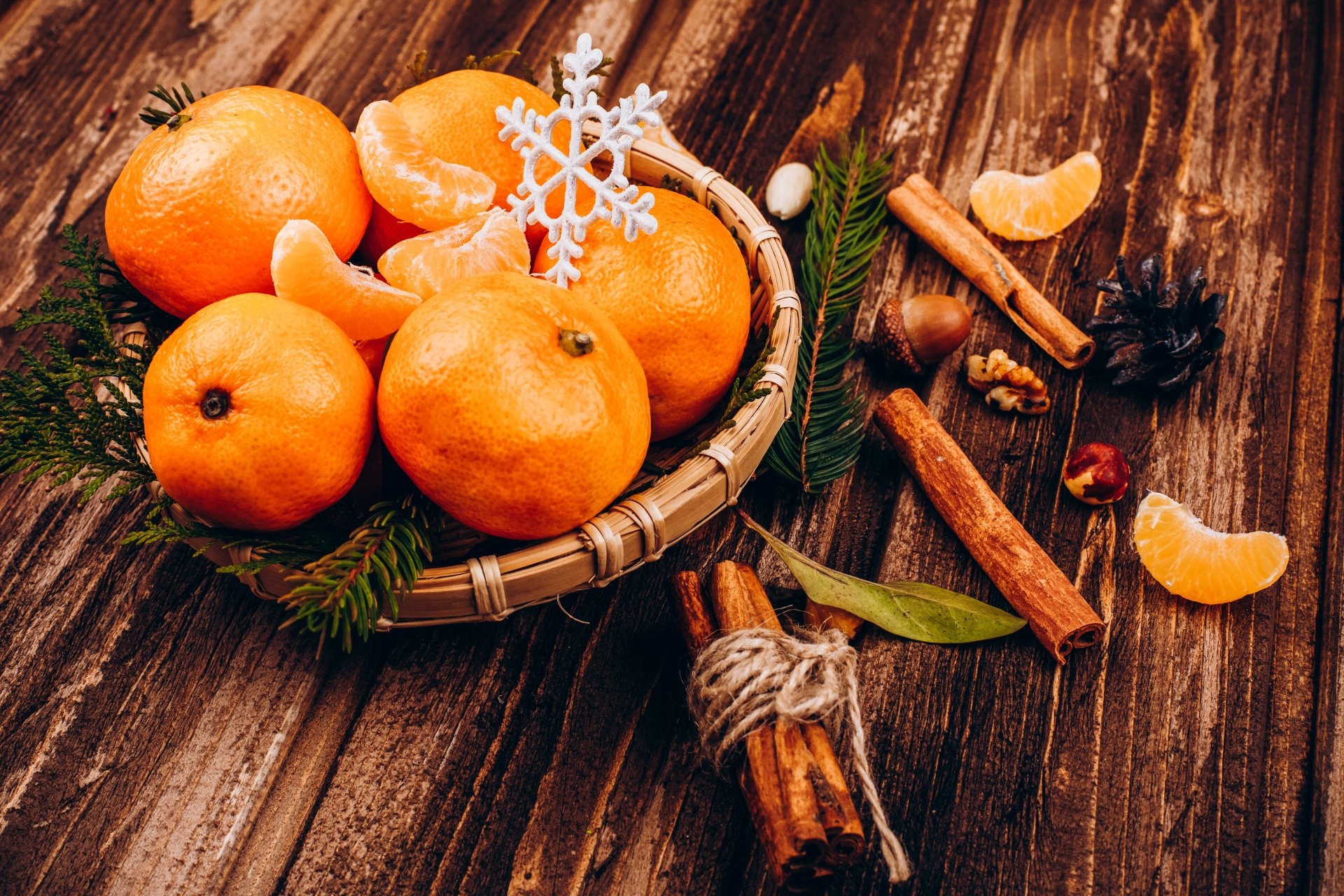 Download Cinnamon Fruit Food Mandarin 4k Ultra HD Wallpaper | 5760x3840 ...