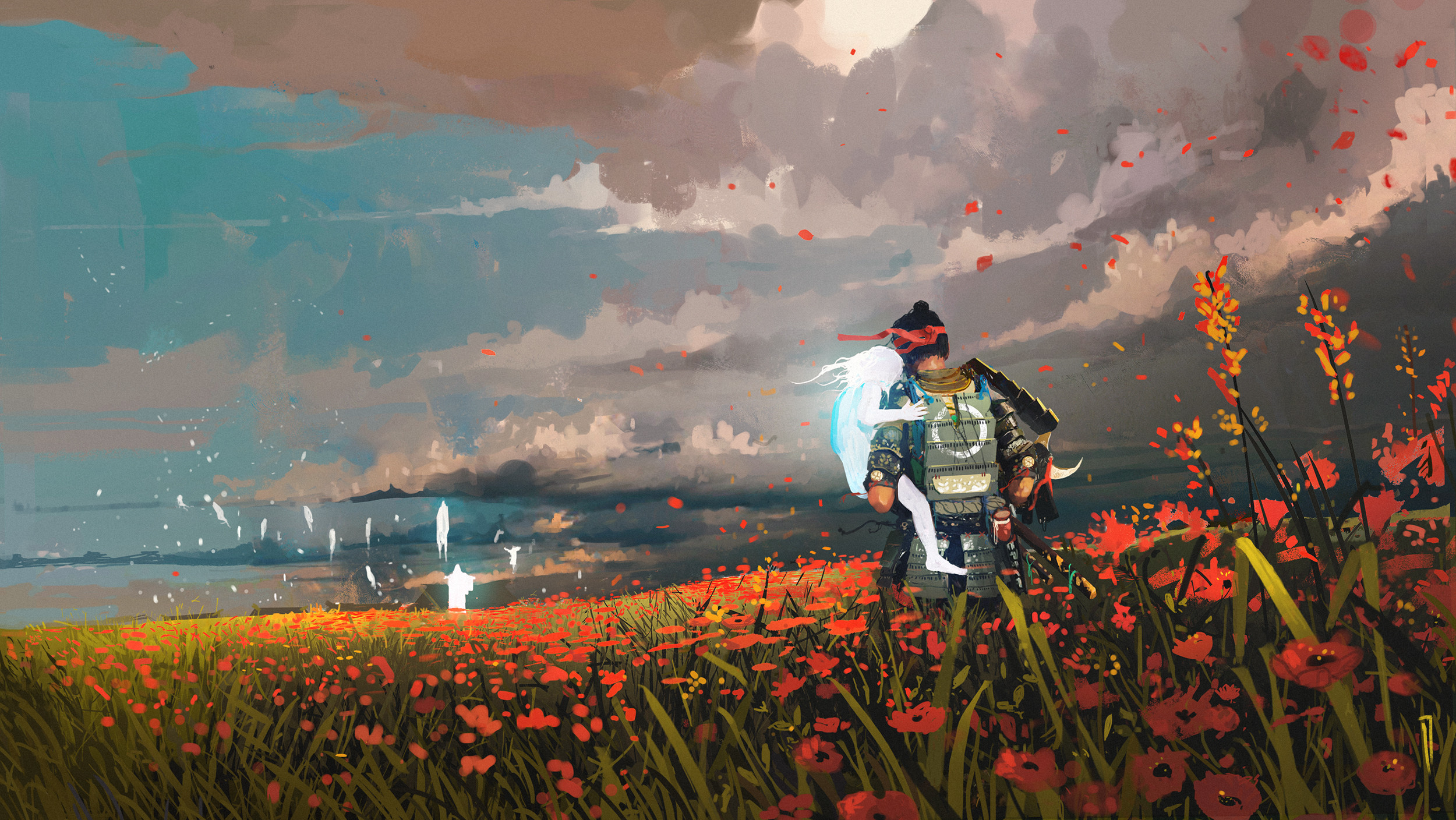 Download Samurai Video Game Ghost Of Tsushima HD Wallpaper by Ismail ...