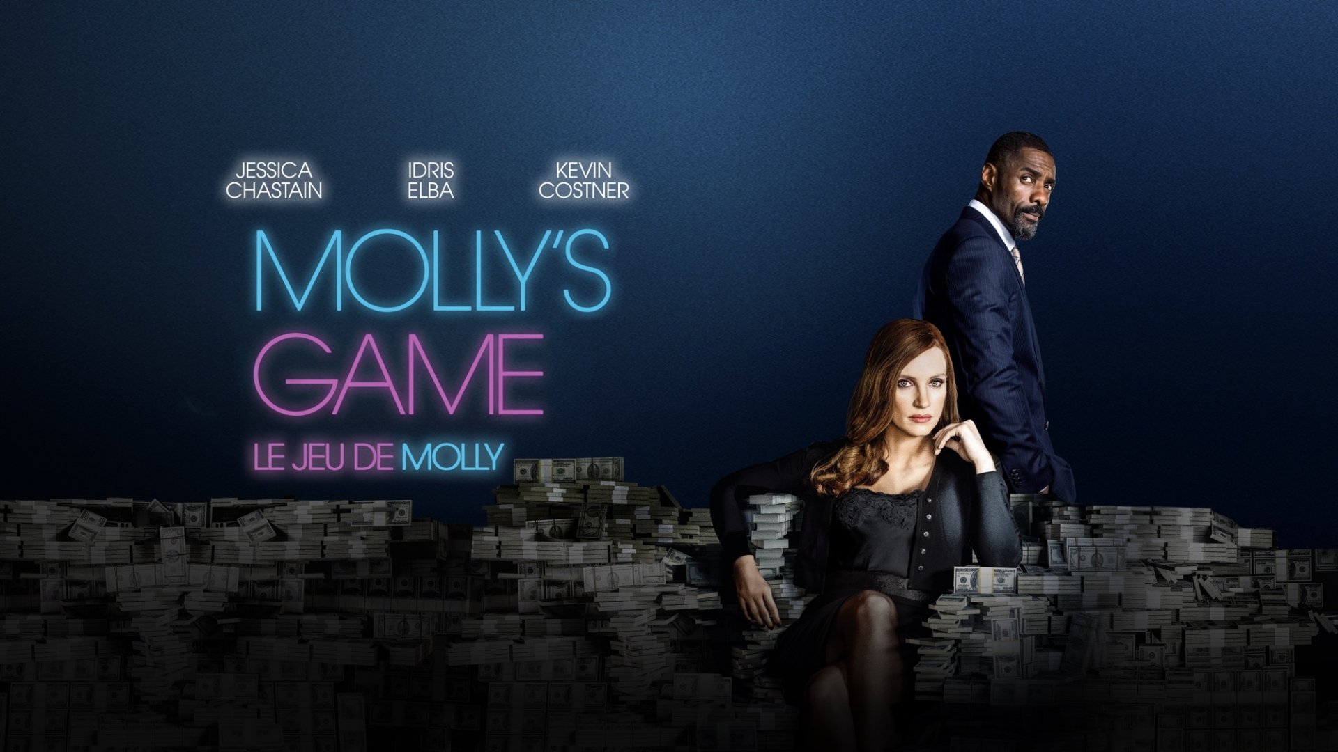 Download Jessica Chastain Idris Elba Movie Molly's Game HD Wallpaper