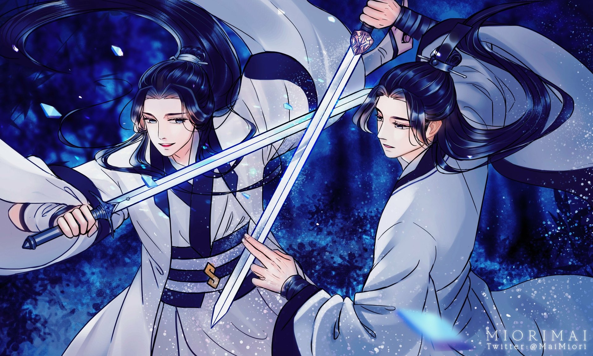 Download Lan Xichen Lan Wangji Anime Mo Dao Zu Shi 4k Ultra HD Wallpaper