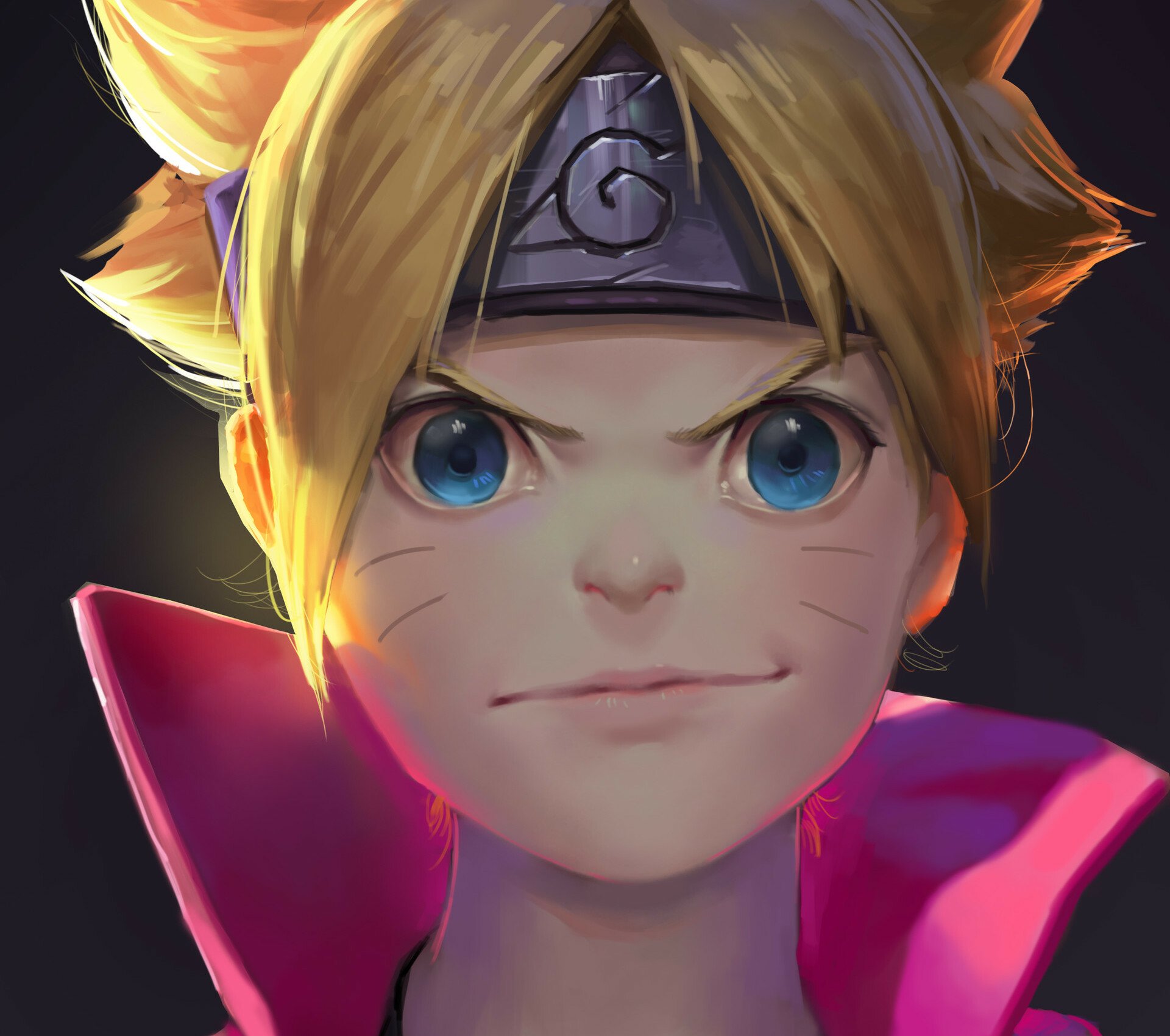 Download Face Blonde Blue Eyes Boruto Uzumaki Anime Boruto HD Wallpaper ...